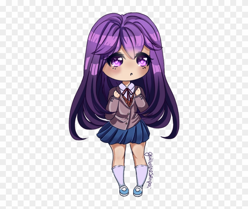 Yuri Chibi [ddlc] By Guillotinesenpai - Yuri Chibi - Free Transparent ...